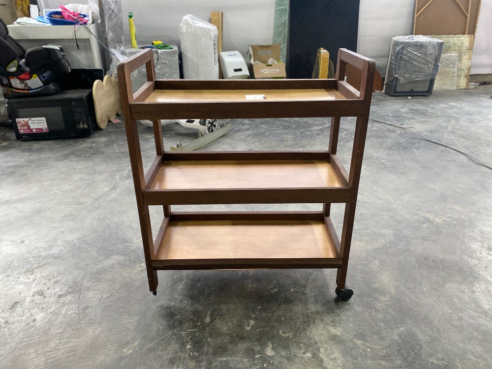 Wooden 3 Tier Trolley / Troli Kayu 3 Tingkat - Unearth Store