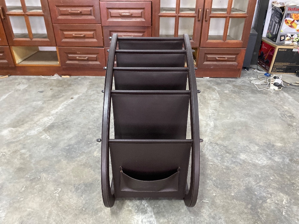 Curved Magazine Rack Black Colour / Curved Magazine Rack Black Colour ...