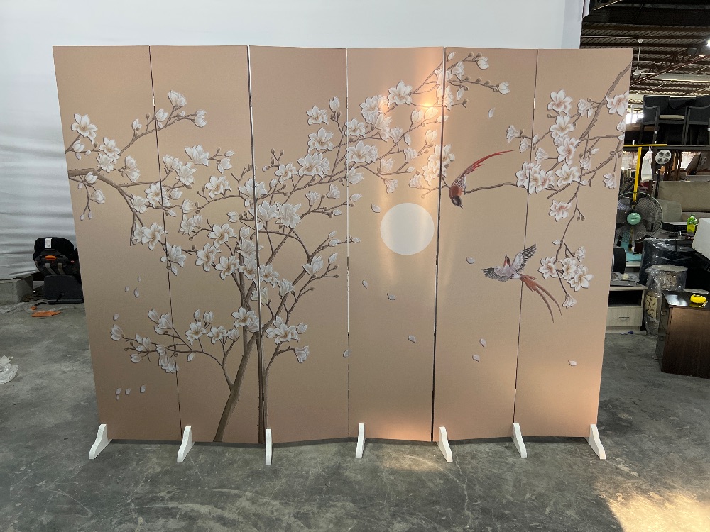 Sakura Pattern Panels Room Divider / Pembahagi Bilik Panel Corak Sakura ...