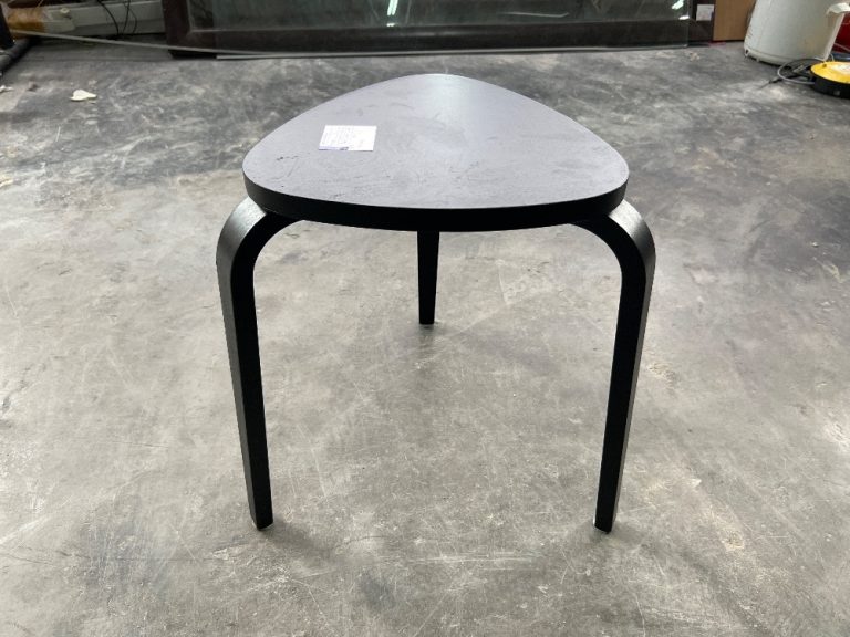 IKEA KYRRE Wooden Stool Black Colour / IKEA KYRRE Bangku Kayu Warna ...