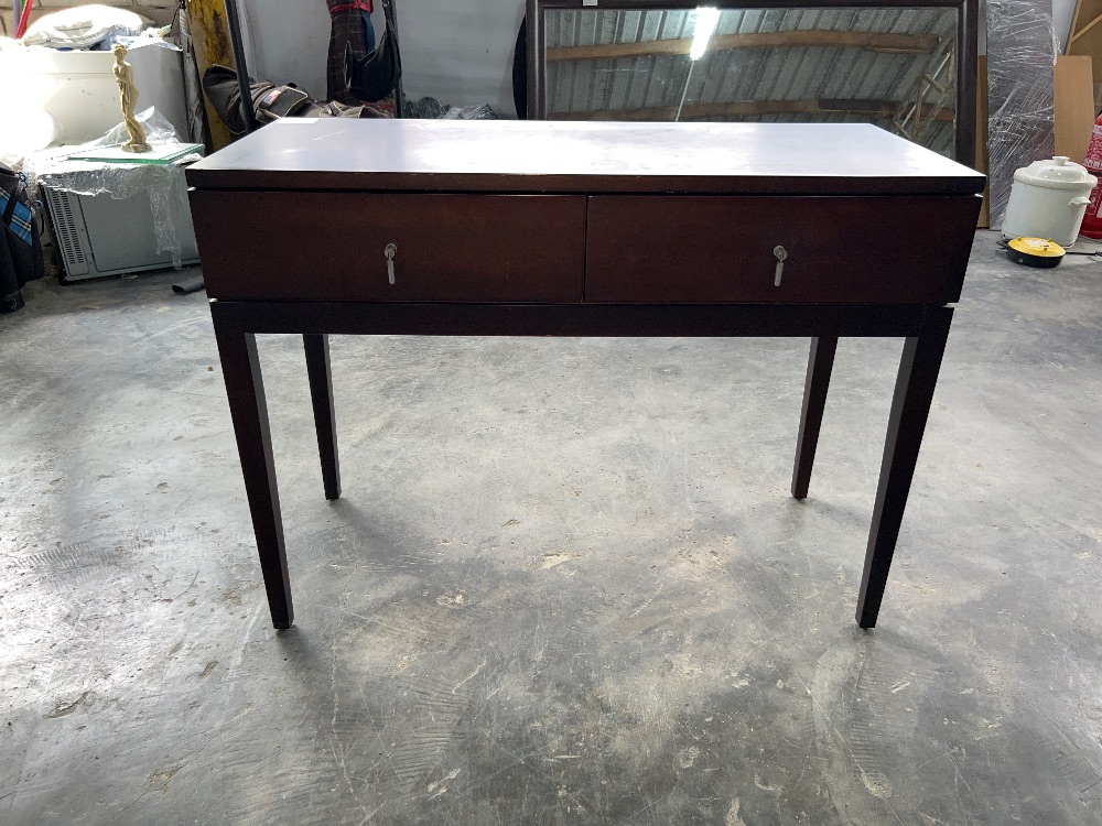 BRUNO MENZI Console Table 2 Drawer / BRUNO MENZI Console Table 2 Laci ...