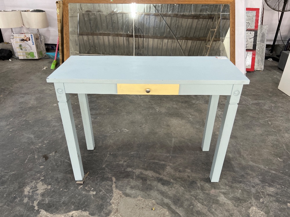 Console Table Blue Colour / Warna Biru Meja Konsol - Unearth Store