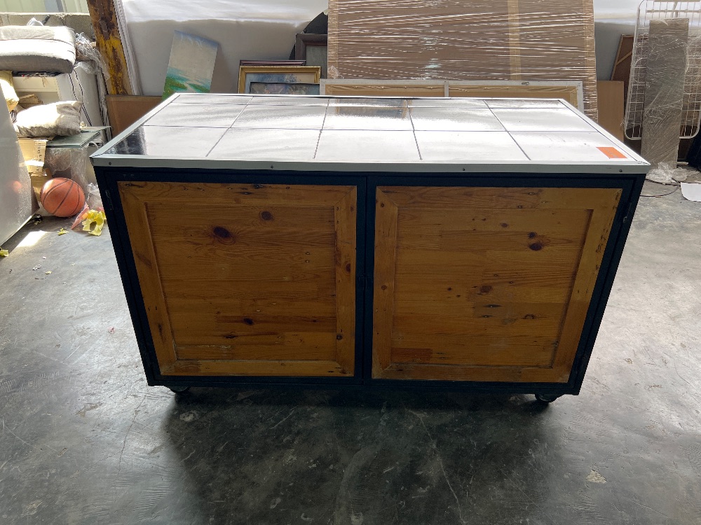 Display Counter Table for Food Stall / Meja Kaunter Paparan untuk Gerai ...