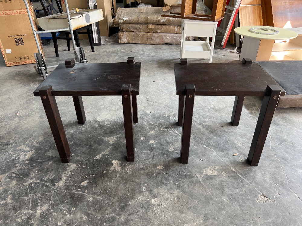 Square Wooden Small Coffee Table / Meja Kopi Kecil Kayu Persegi ...