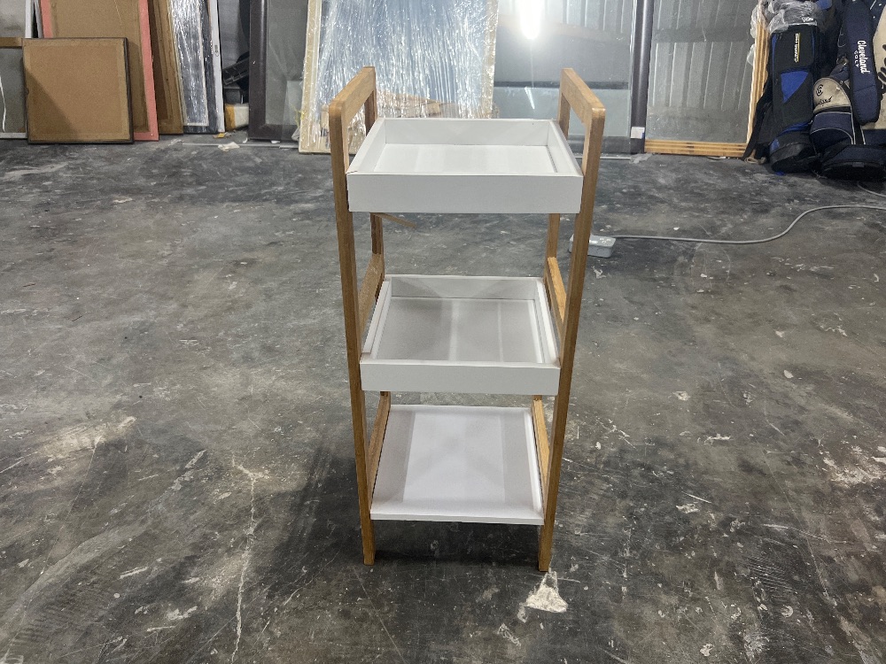 3 Tier Wooden Storage Rack / Rak Penyimpanan Kayu 3 Tingkat - Unearth Store