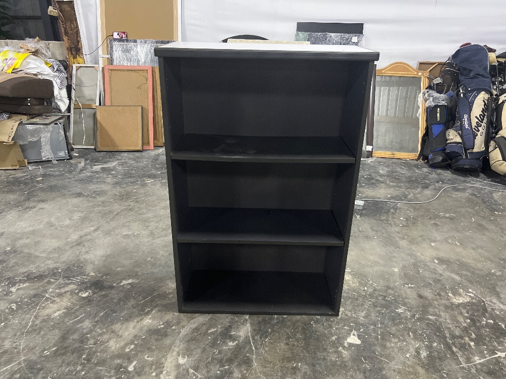 3 Tier Wooden Cabinet Dark Hazel Colour / Kabinet Kayu 3 Tingkat Warna ...