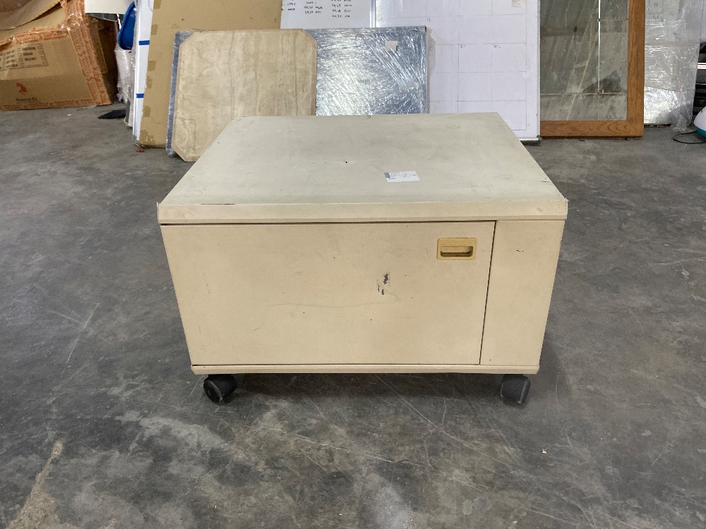 1 Tier Iron Drawer Unit White Colour / Unit Laci Besi 1 Tingkat Warna ...