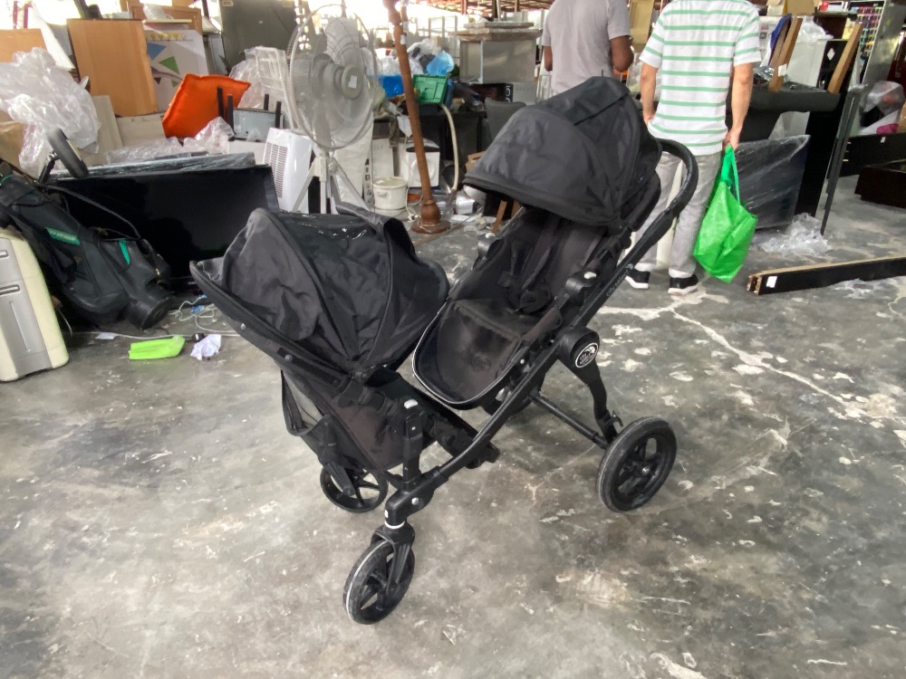 (S)BABY JOGGER City Select 2 Seats Stroller Black Colour / BABY JOGGER ...