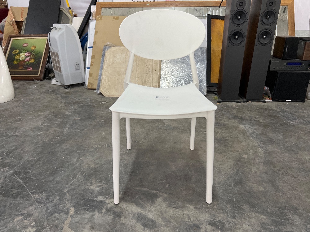 PP White Dining Chair MGC0039-WT / Kerusi Makan PP Putih MGC0039-WT ...