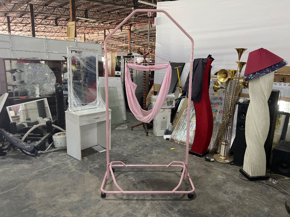 Baby Spring Craddle Pink Colour / Buaian Spring Bayi Warna Merah Jambu ...