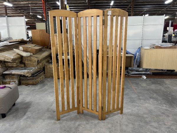 Wooden 6ft Tri Fold Partition / Partition Lipat Tiga 6 kaki kayu ...