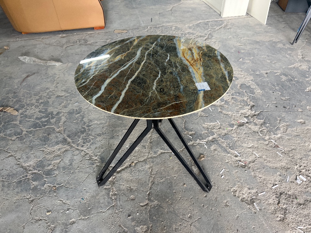 Small Size Round Marble Dining Table / Meja Makan Marmar Bulat Saiz ...