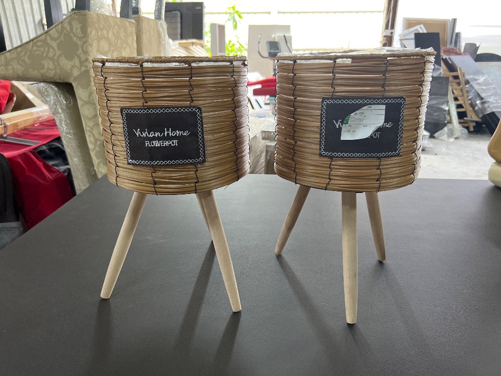 Rattan Mini Flower Pot / Pasu Bunga Mini Rotan - Unearth Store