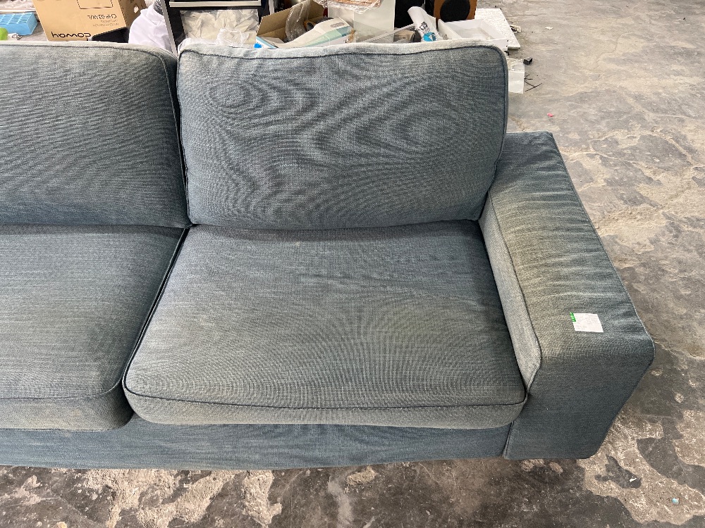 IKEA KIVIK 3-Seater Sofa Blue Colour / IKEA KIVIK Sofa 3 Tempat Duduk ...