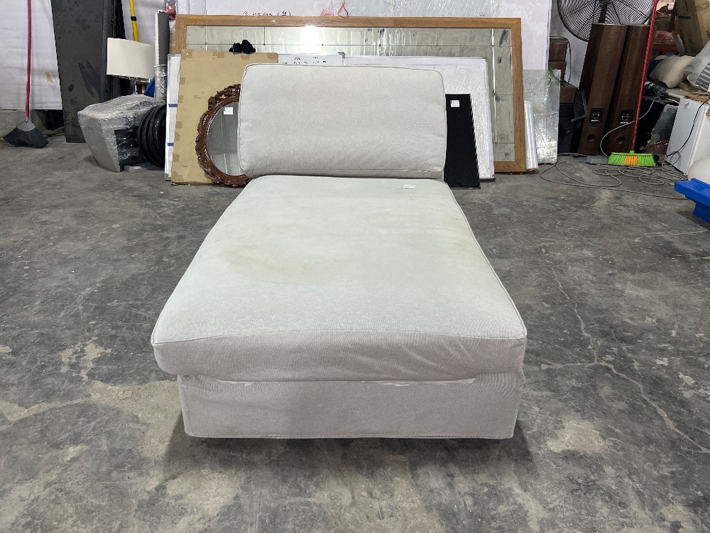 IKEA KIVIK Fabric Chaise Lounge Grey Colour / IKEA KIVIK Fabric Chaise ...