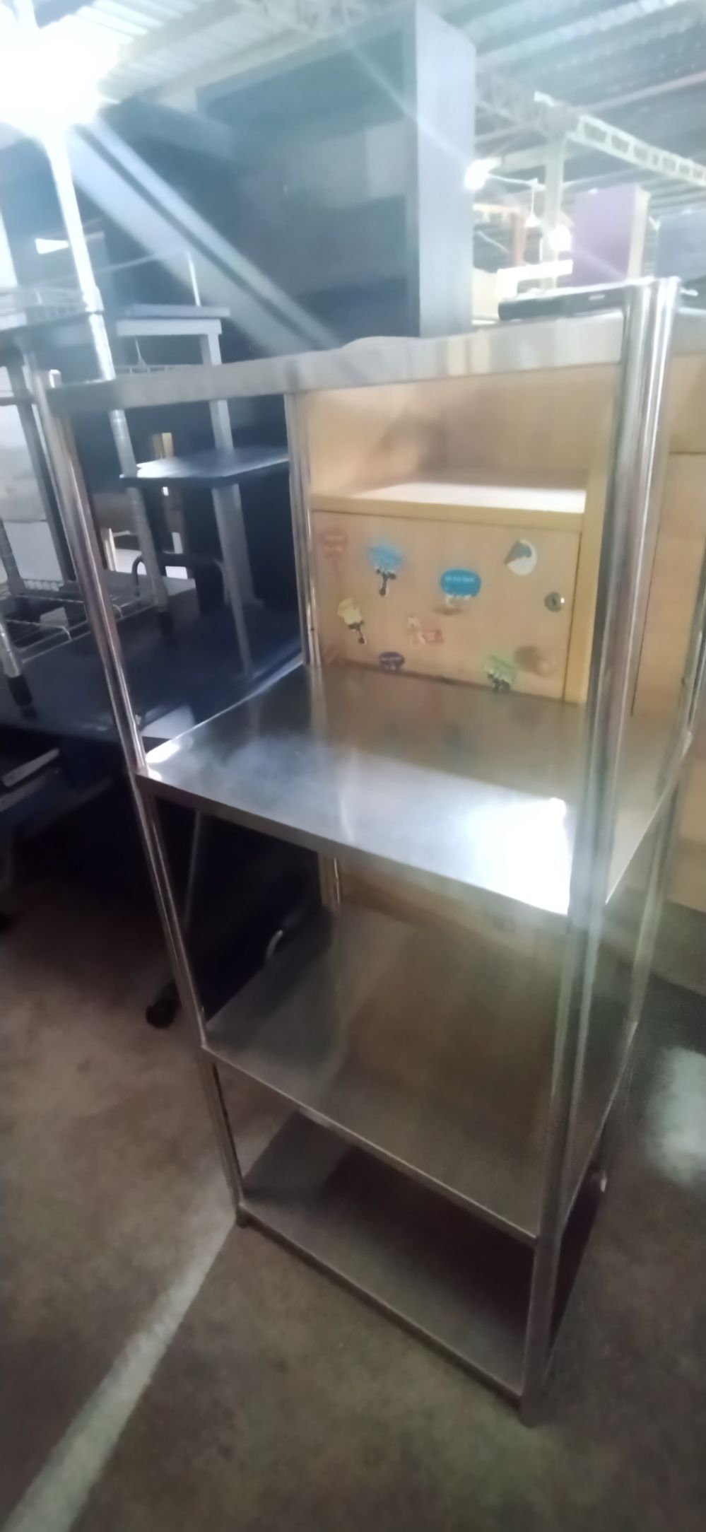 Metal Frame 4-Tier Shelving Unit / Unit Rak 4 Tingkat Rangka Logam ...