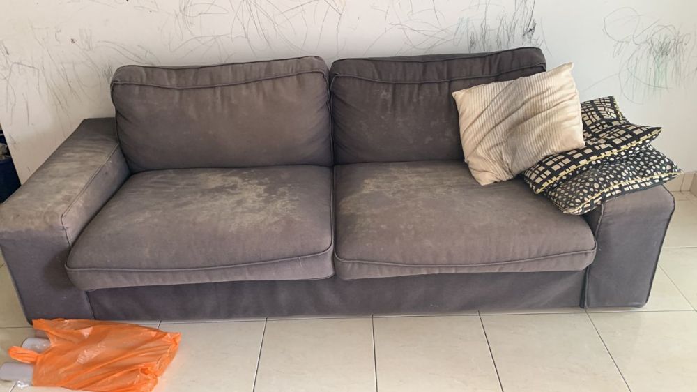 Dark Grey Ikea Kivik 3-Seater Sofa - Unearth Store