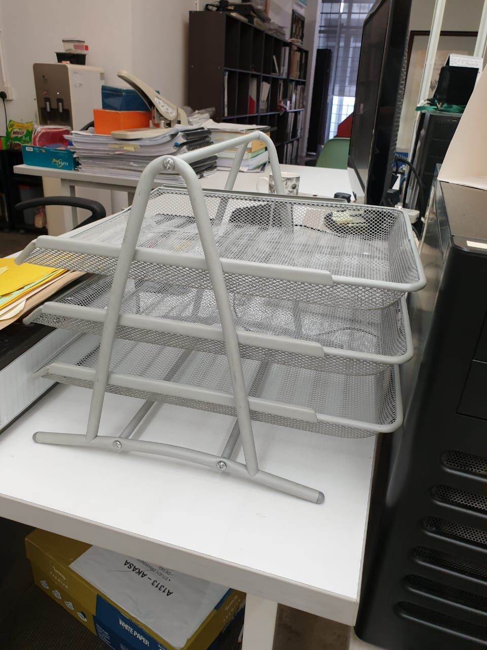 Metal 3-tier Paper Tray - Unearth Store