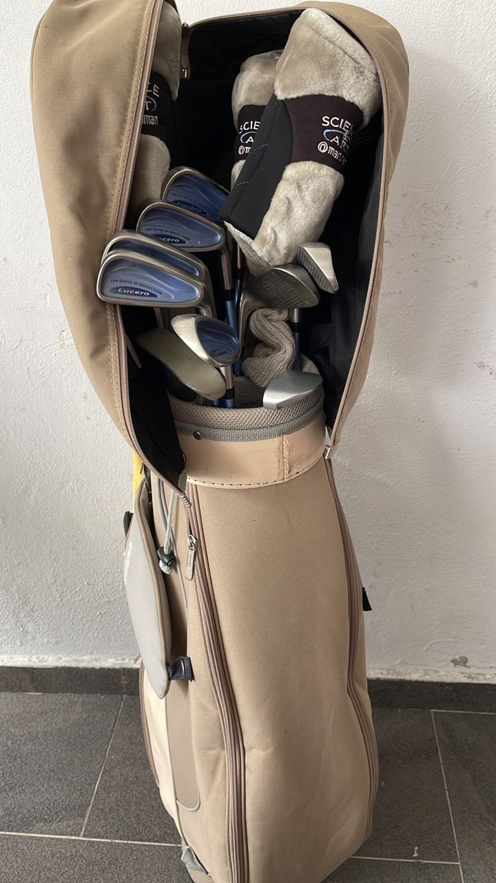 Beige Golf Complete Set of 12 Clubs - Unearth Store