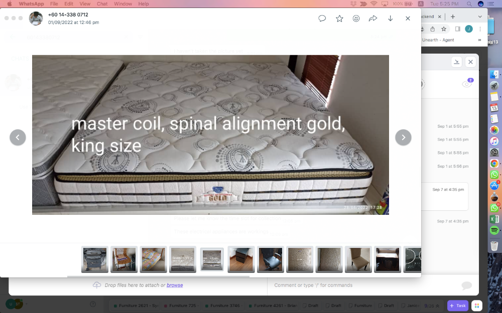 Master Coil King Sized Mattress - Unearth Store