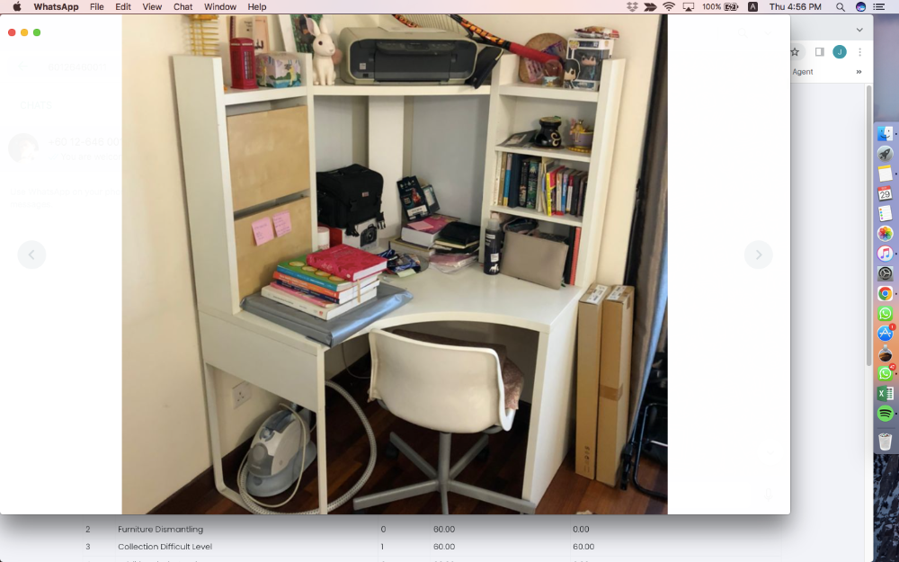 IKEA Corner Study Table with Drawers - Unearth Store