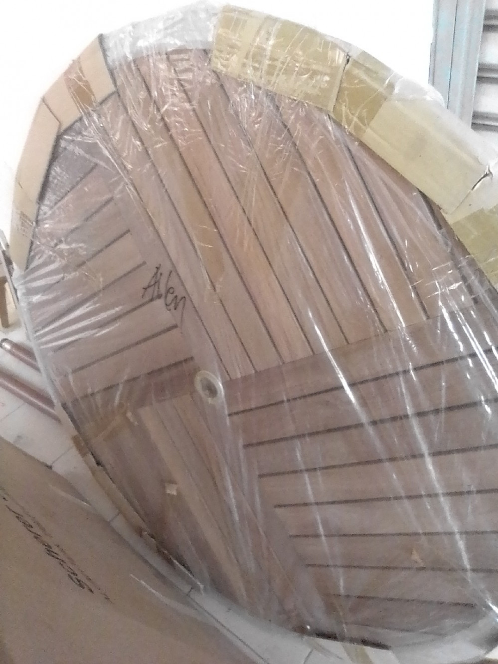 round teak wood - Unearth Store