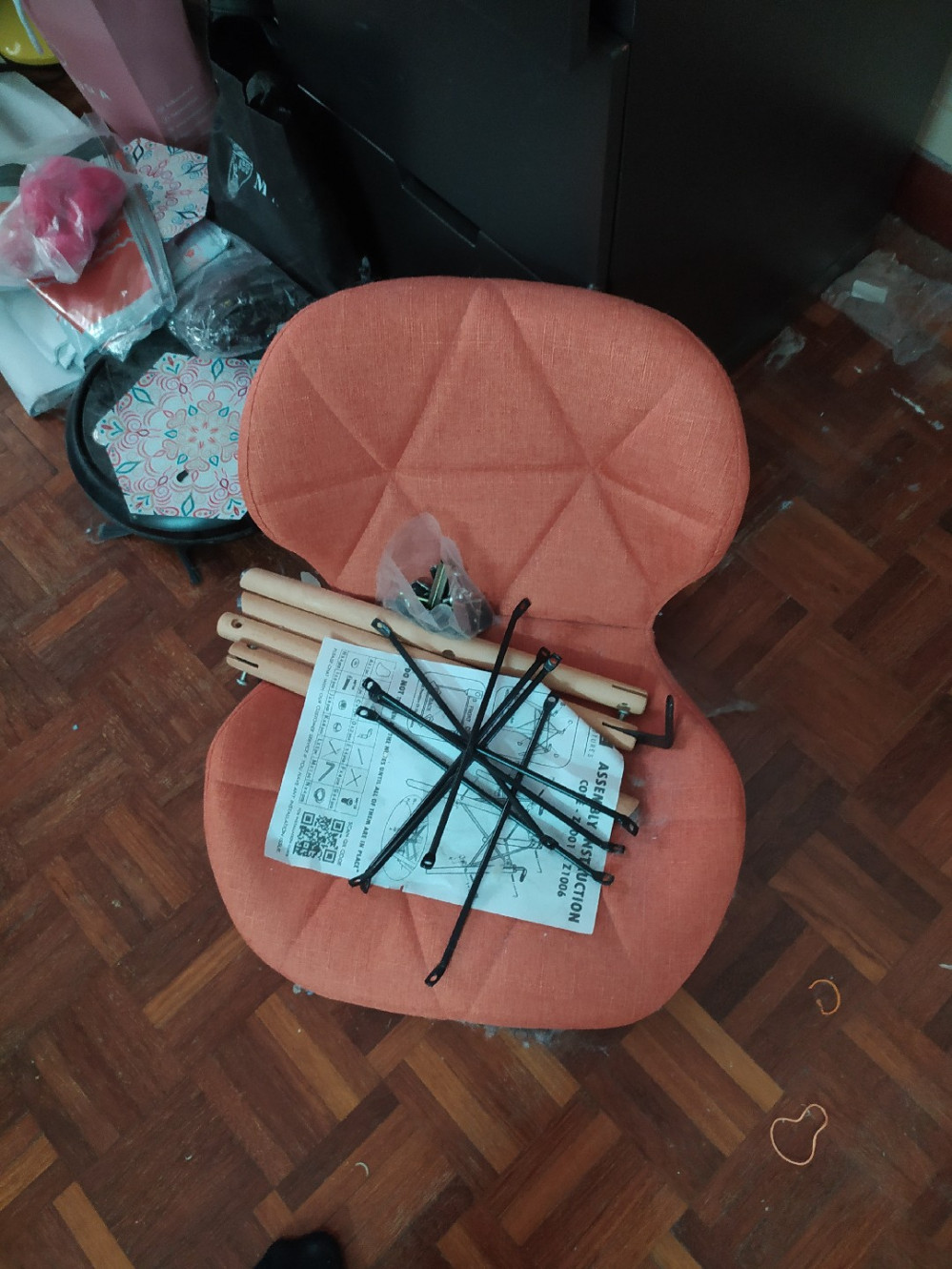 orange single seater chair - Unearth Store