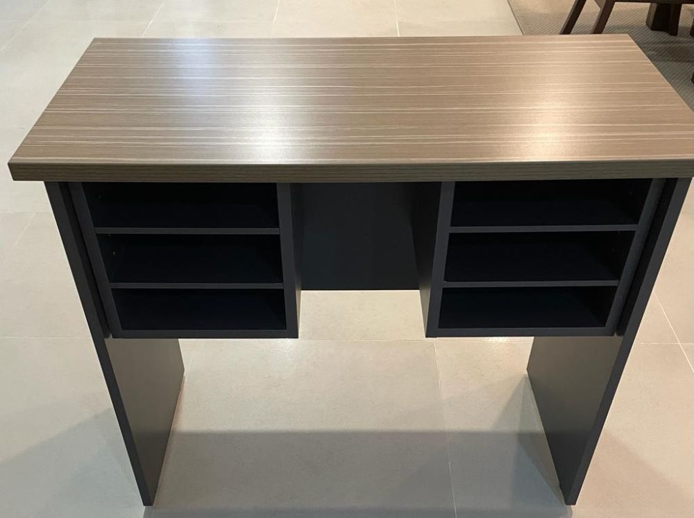 Brown Wooden Study Desk - Unearth Store