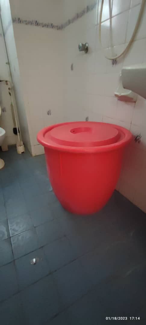 Red Plastic Water Tank - Unearth Store
