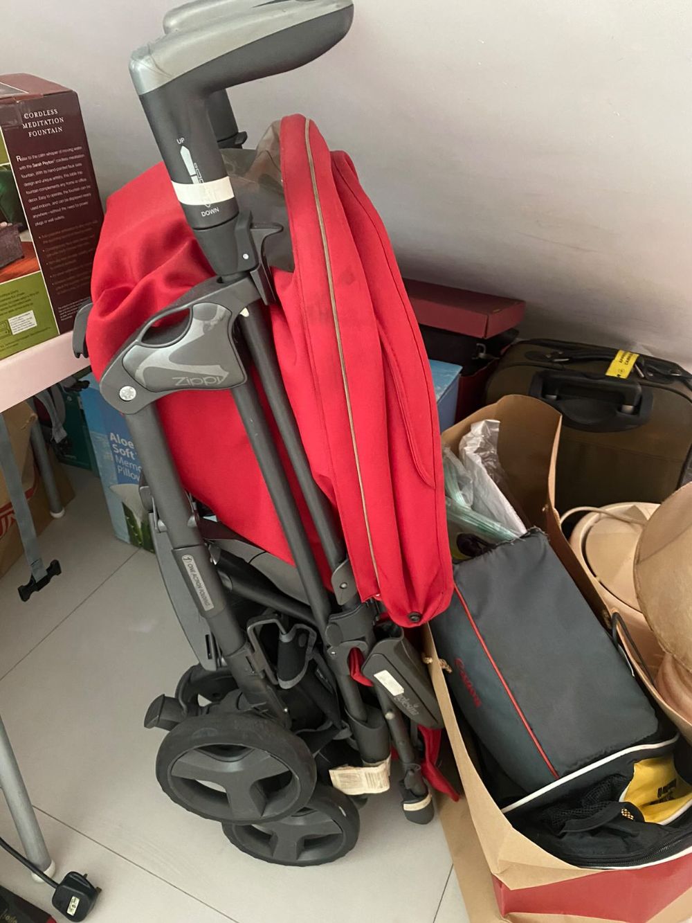 Peg Prego Red Baby Stroller - Unearth Store