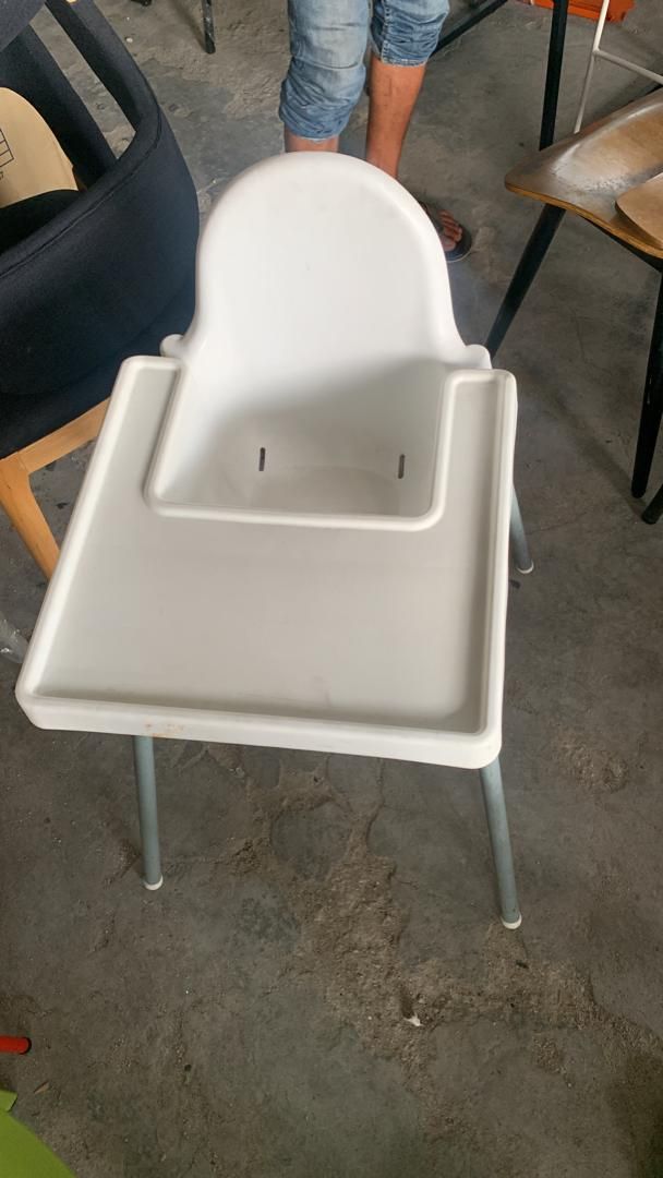 White Baby Dining Chair - Unearth Store