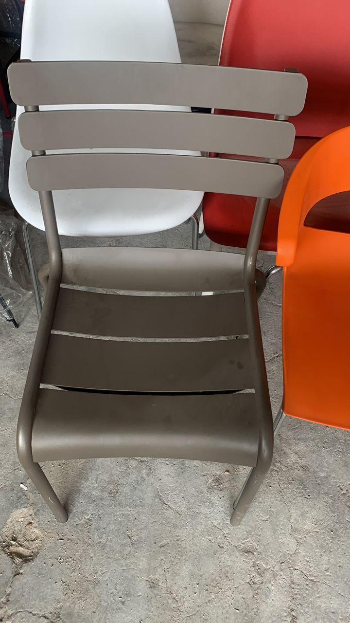 Grey Metal Dining Chair - Unearth Store