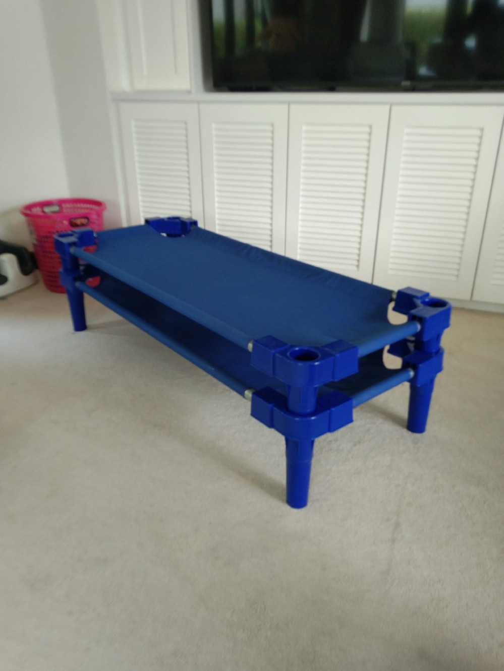 Blue Kids Plastic Bedframe - Unearth Store