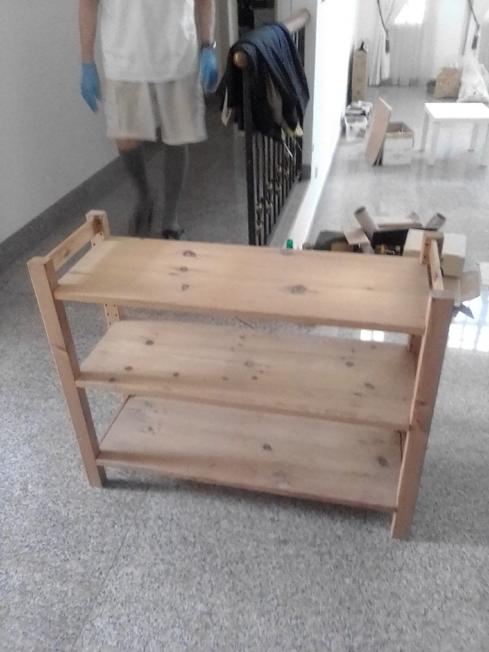 wooden 3 tier shelf - Unearth Store