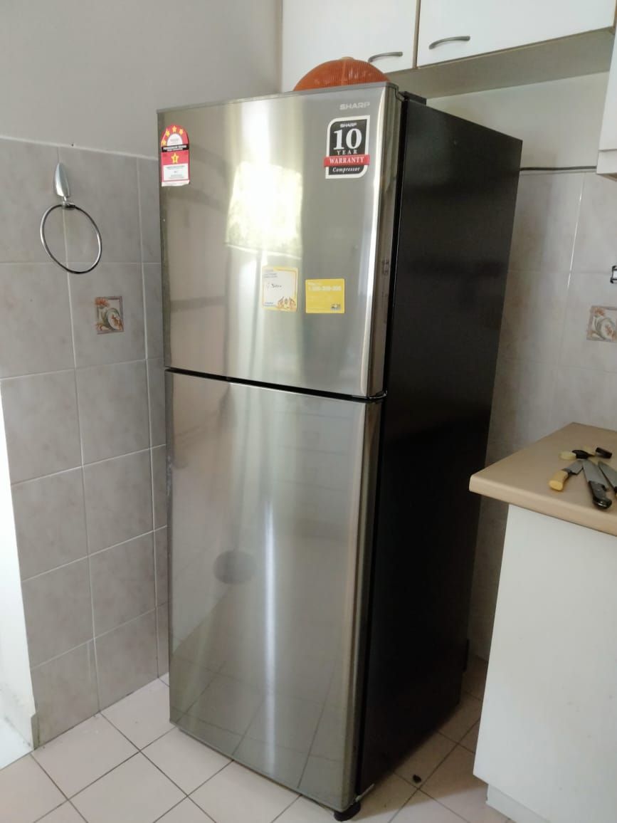 Sharp 2 Door Refrigerator SJ-285M-SS - Unearth Store