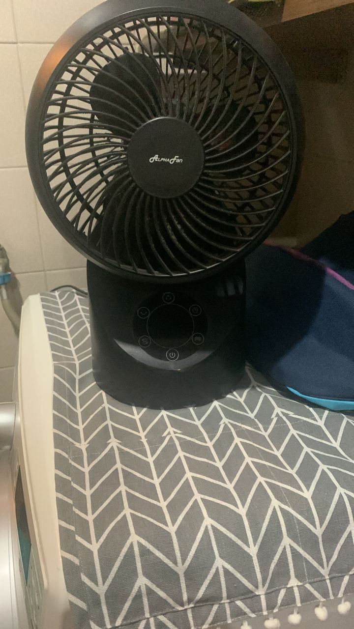 ALPHA Table Fan Black Colour / ALPHA Kipas Meja Warna Hitam - Unearth Store