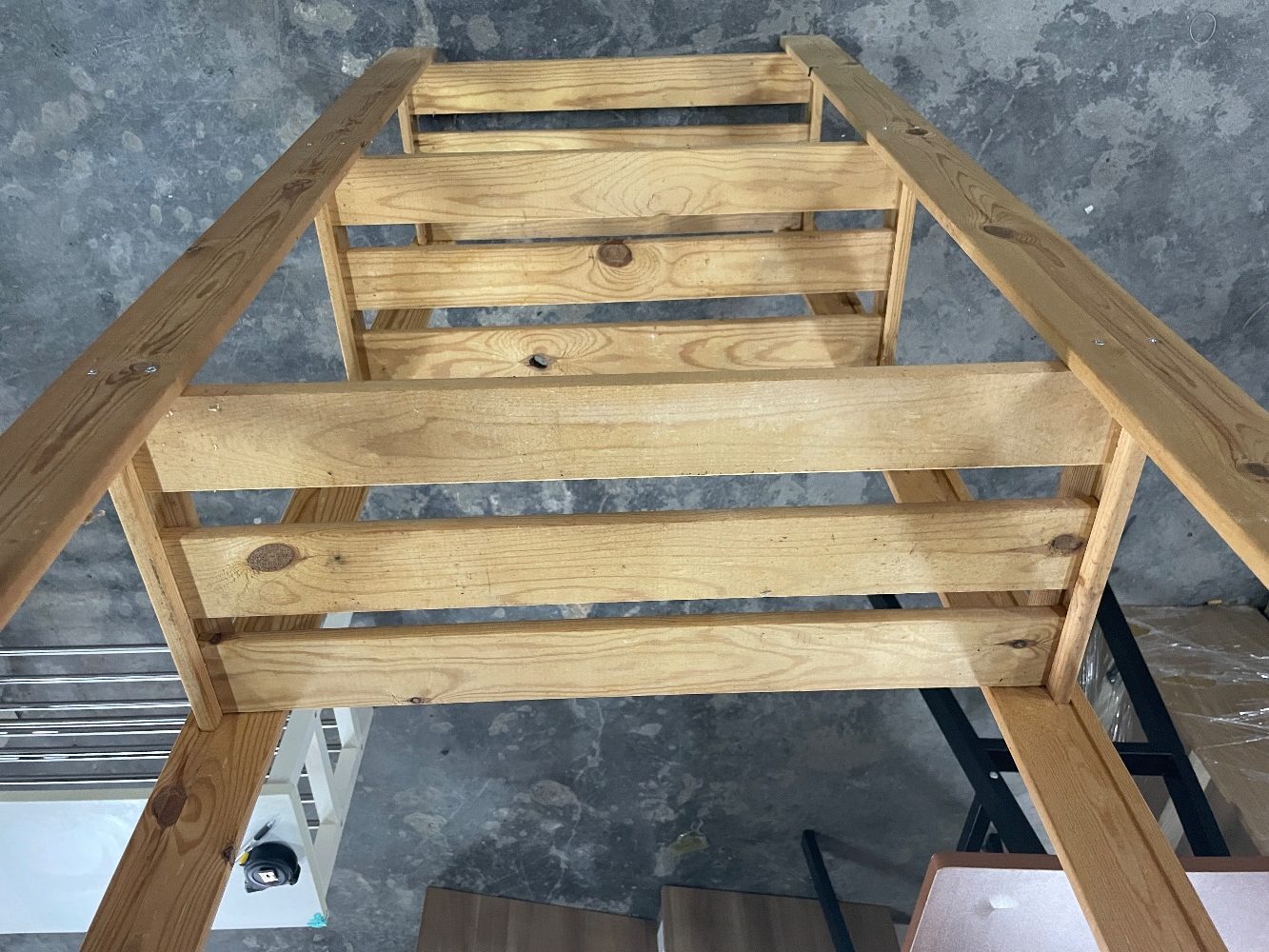 Wooden 4-Tier Shelving Unit / Unit Rak 4 Tingkat Kayu - Unearth Store