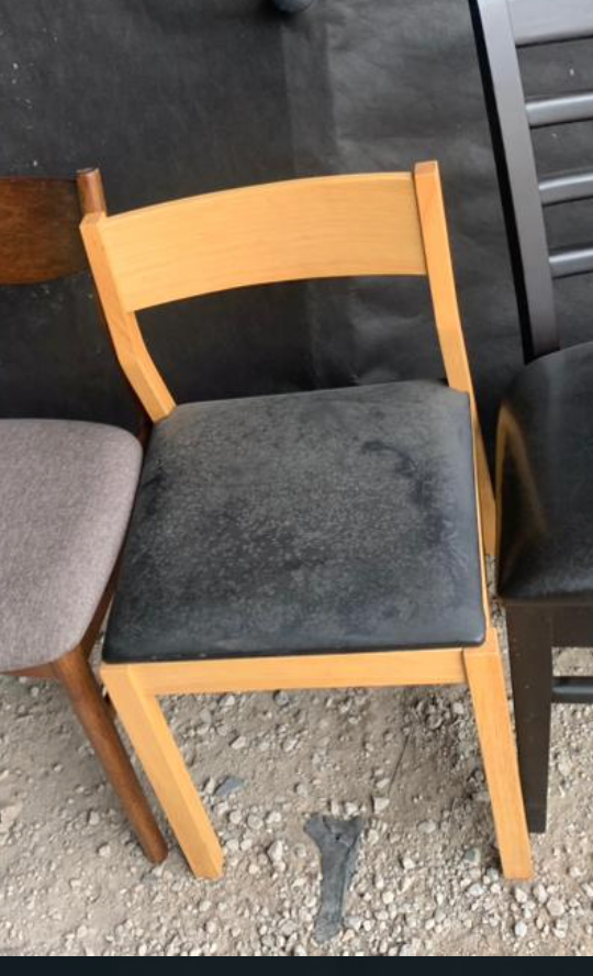 Wooden low back dining chair - Unearth Store