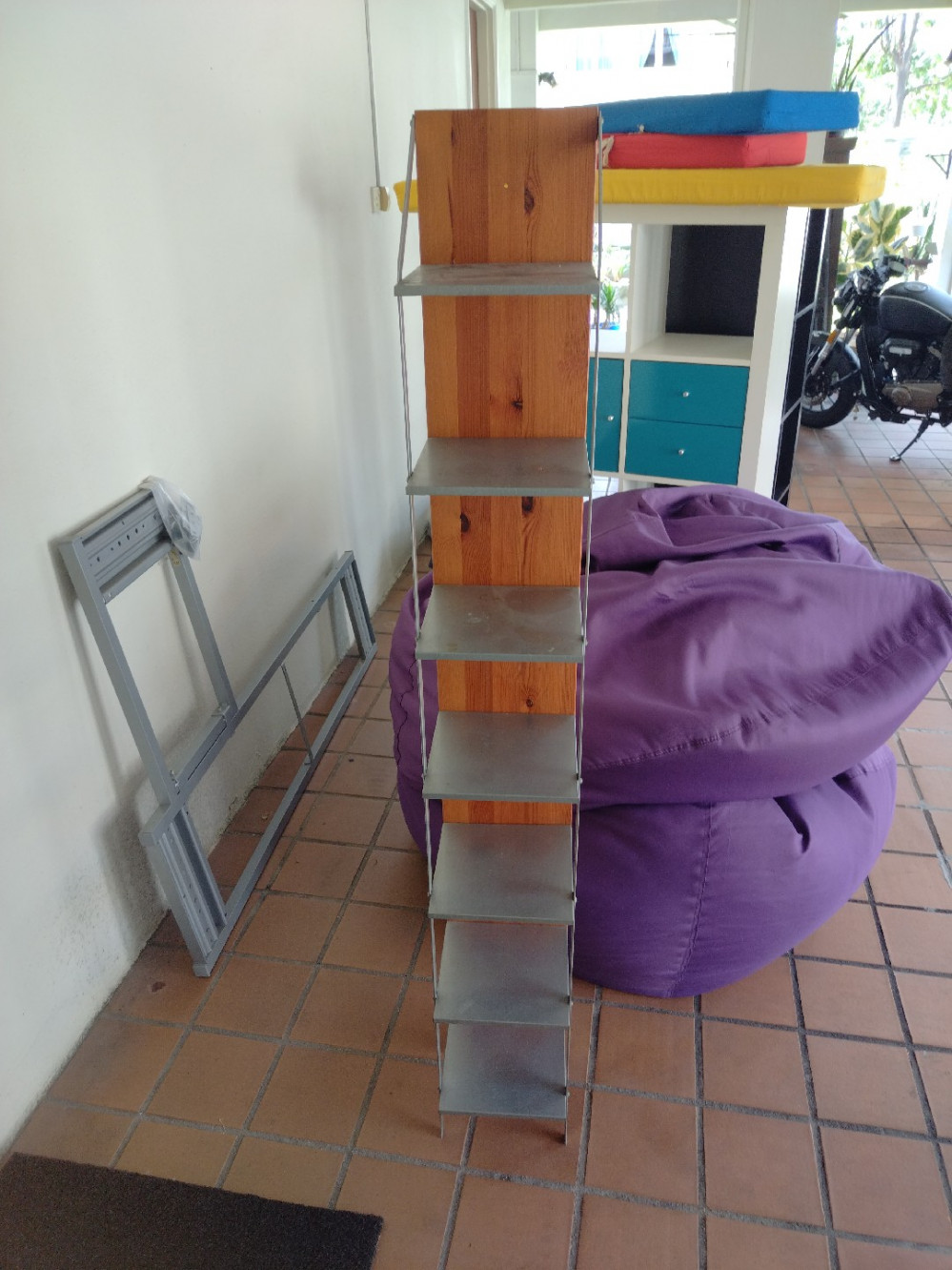 Wooden Metal 7-tier Shelf - Unearth Store