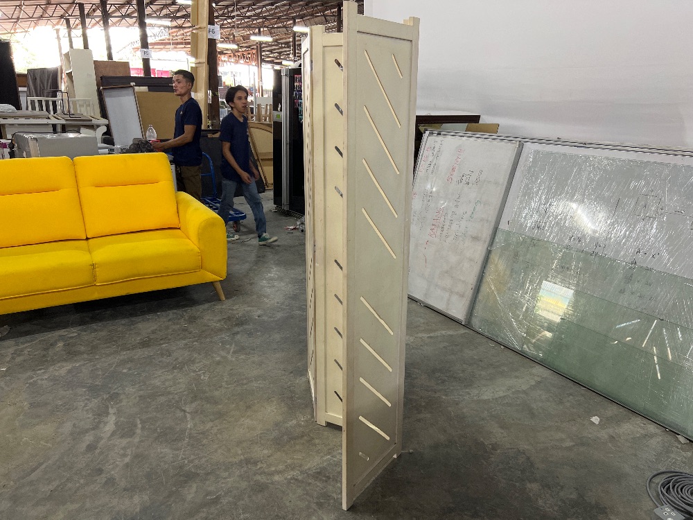 3 Panel Wooden Partition / Pembahagian Kayu 3 Panel - Unearth Store