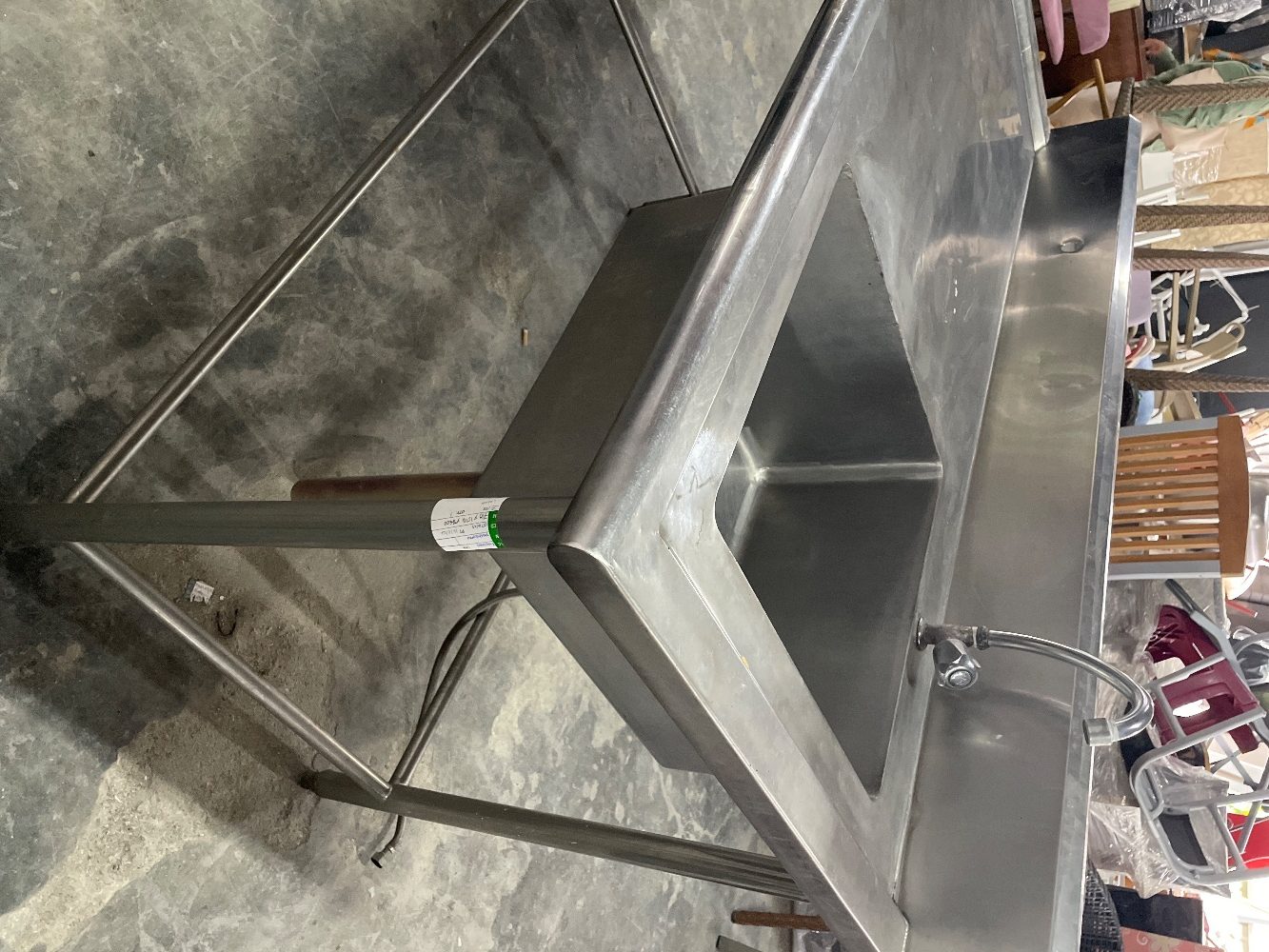 Stainless Steel Kitchen Table and Sink / Meja dan Sinki Dapur Keluli ...