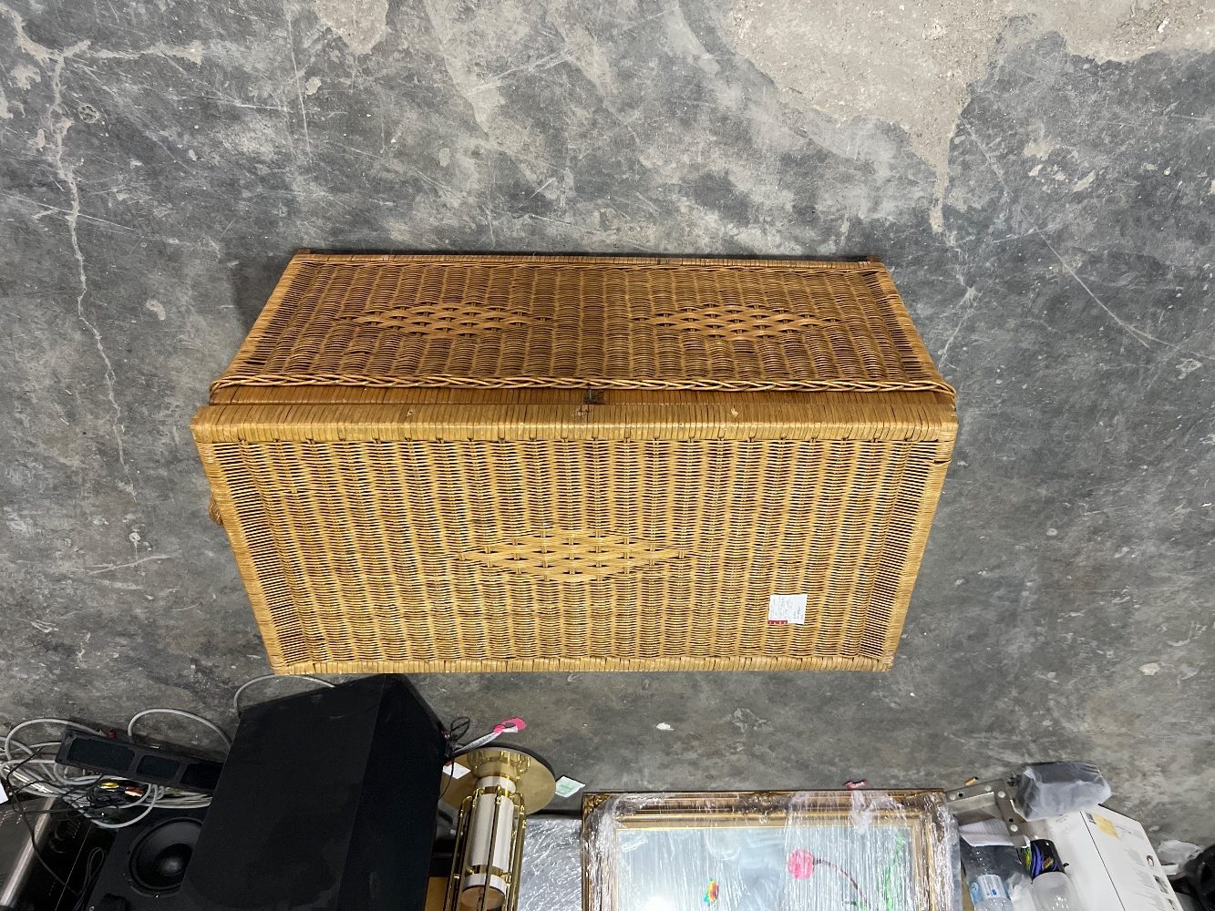 Wooden Rattan Storage Chest / Peti Simpanan Rotan Kayu - Unearth Store