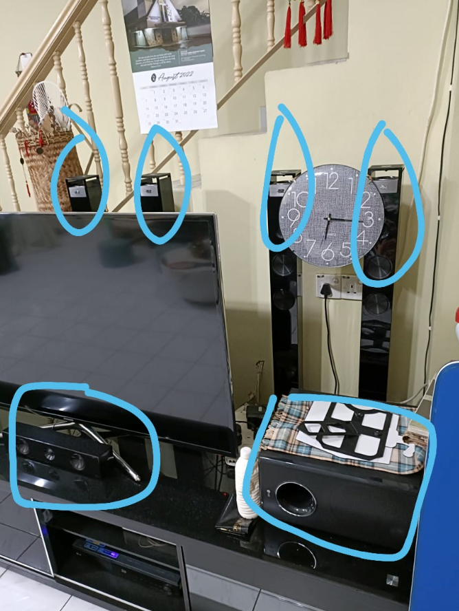 LG DVD Home Theatre System Set / Set Sistem Teater Rumah DVD LG ...