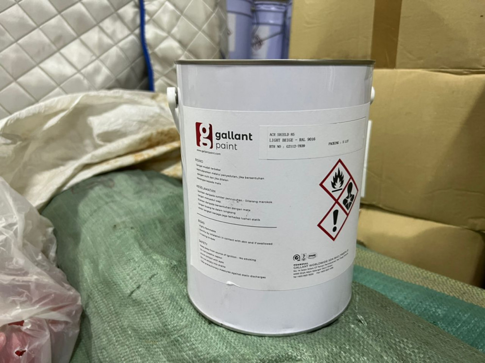 GALLANT Paint Light Beige Colour 5L / Warna GALLANT Cat Light Beige 5L ...