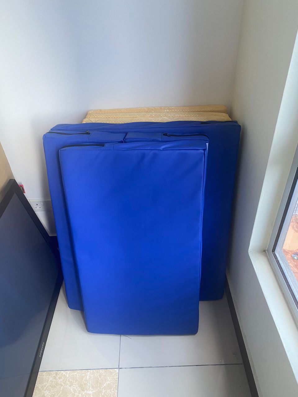 Blue Foldable Mattress - Unearth Store