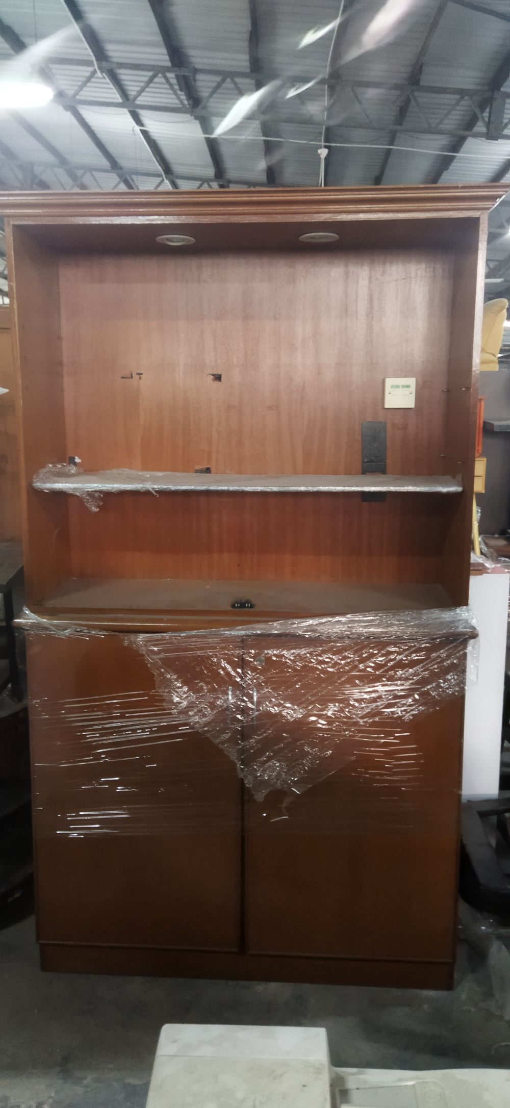 Wooden Office Display Cabinet | Kabinet Pejabat Kayu - Unearth Store