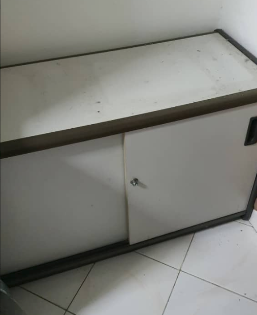 Office 2 Panel Sliding Door File Cabinet / Kabinet Fail Pintu Gelangsar ...