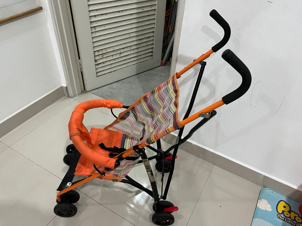 Orange Baby Stroller - Unearth Store
