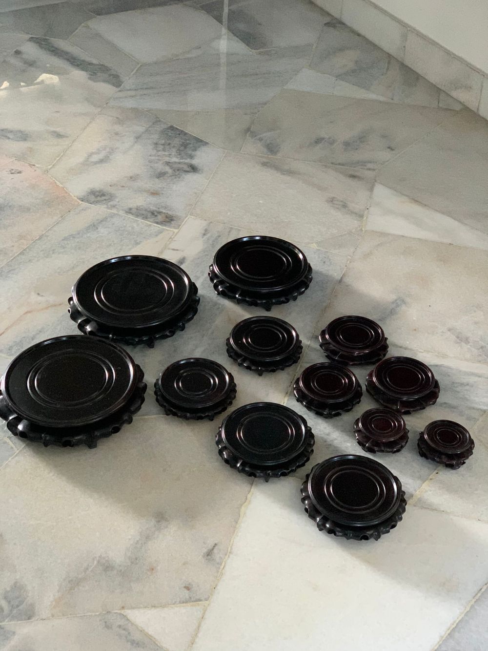 Round Chinese Display Stands - Unearth Store