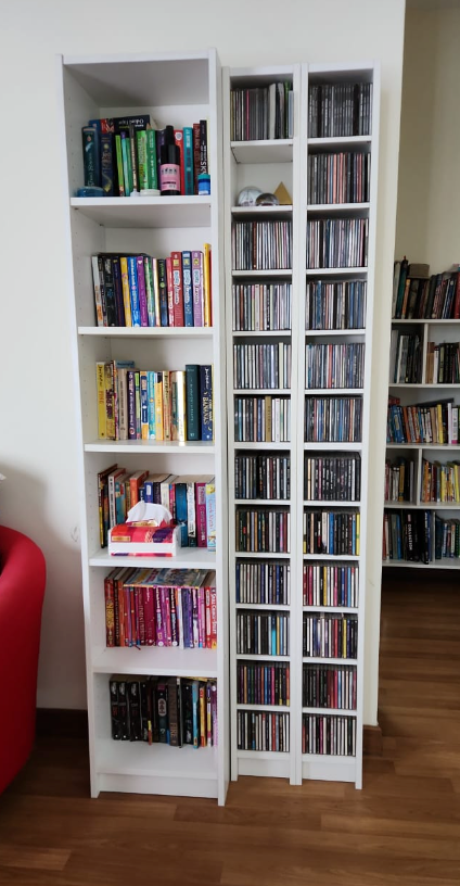 IKEA Gnedby White Wooden 12 Tier Shelving Unit / Unit Rak 12 Tingkat ...